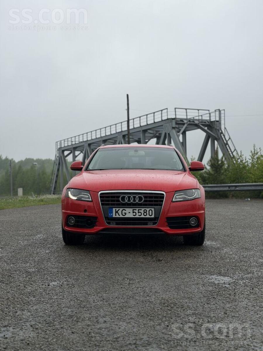 Red Audi A4 2008 in Bauska, with an engine capacity of 2.00 L and mileage of 350 thousand km for 4200 €, photo 3 on AUTOMOTO.COM.LV