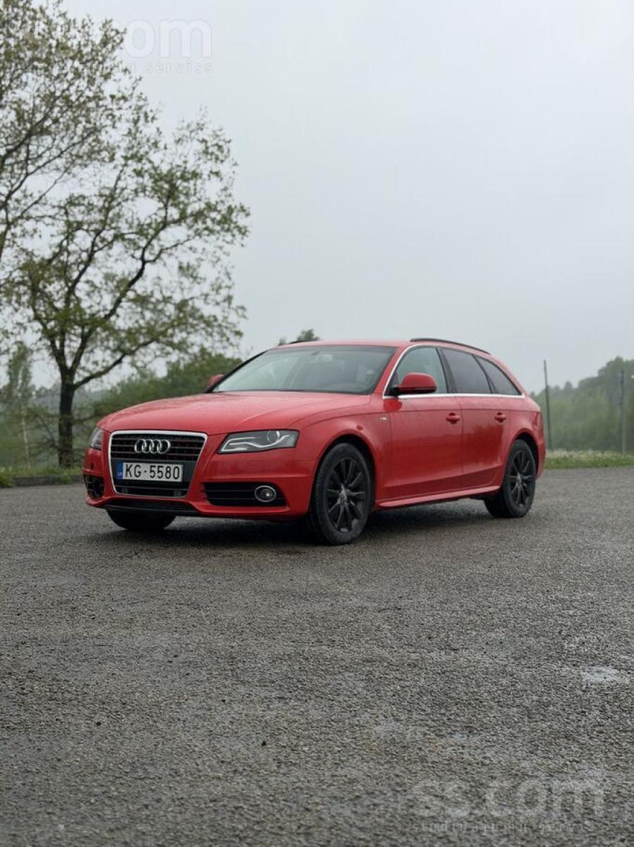 Red Audi A4 2008 in Bauska, with an engine capacity of 2.00 L and mileage of 350 thousand km for 4200 €, photo 4 on AUTOMOTO.COM.LV