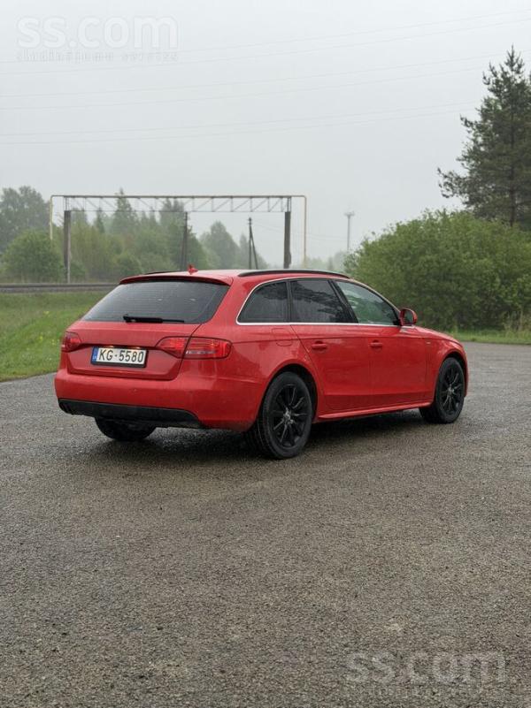 Red Audi A4 2008 in Bauska, with an engine capacity of 2.00 L and mileage of 350 thousand km for 4200 €, photo 6 on AUTOMOTO.COM.LV