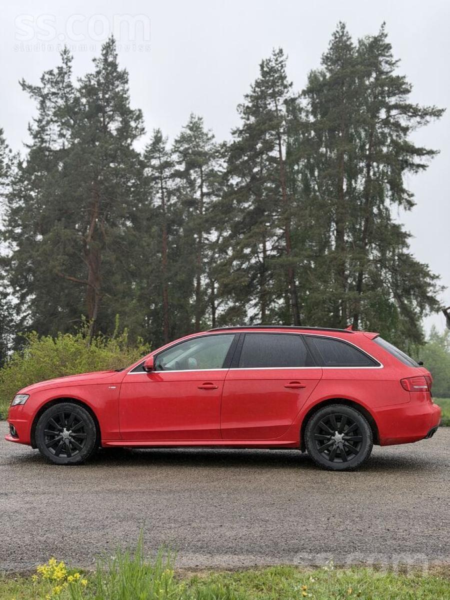 Red Audi A4 2008 in Bauska, with an engine capacity of 2.00 L and mileage of 350 thousand km for 4200 €, photo 9 on AUTOMOTO.COM.LV