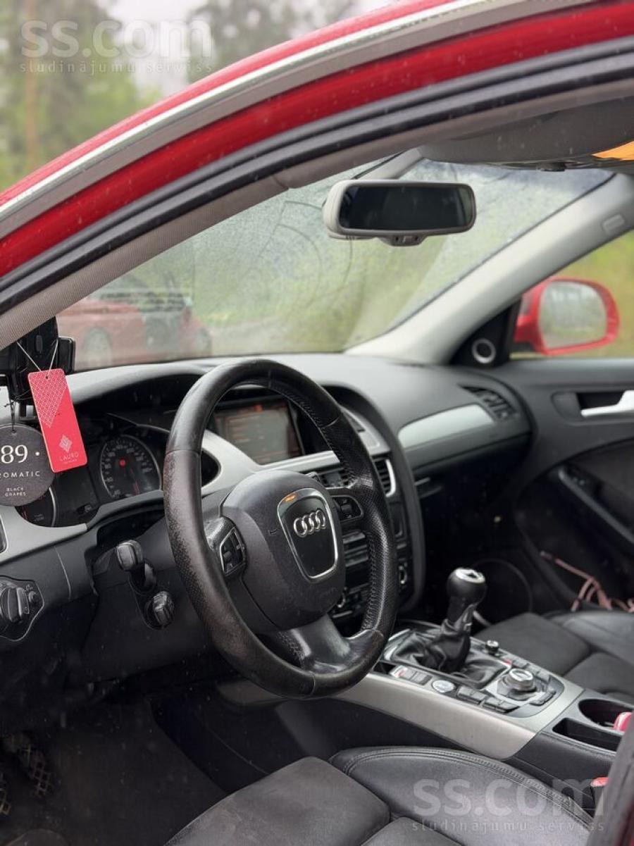Red Audi A4 2008 in Bauska, with an engine capacity of 2.00 L and mileage of 350 thousand km for 4200 €, photo 12 on AUTOMOTO.COM.LV