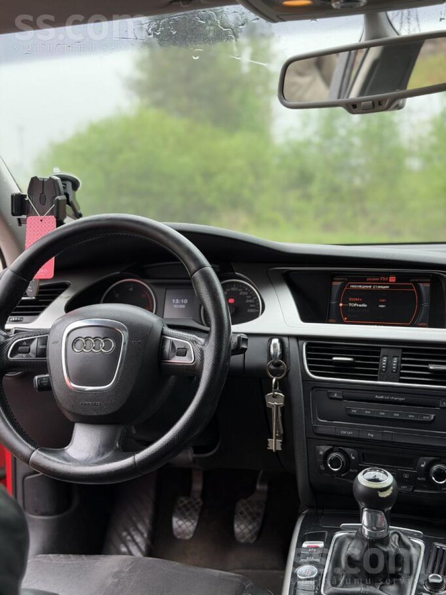 Red Audi A4 2008 in Bauska, with an engine capacity of 2.00 L and mileage of 350 thousand km for 4200 €, photo 14 on AUTOMOTO.COM.LV