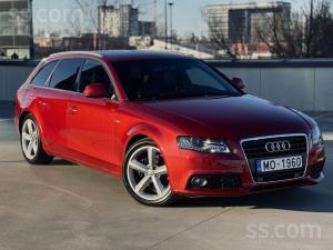 Sarkans Audi A4 2008 Rīga, ar dzinēja tilpumu 2.00 L un nobraukumu 236 tūkst. km par 6500 €, foto  vietnē AUTOMOTO.COM.LV