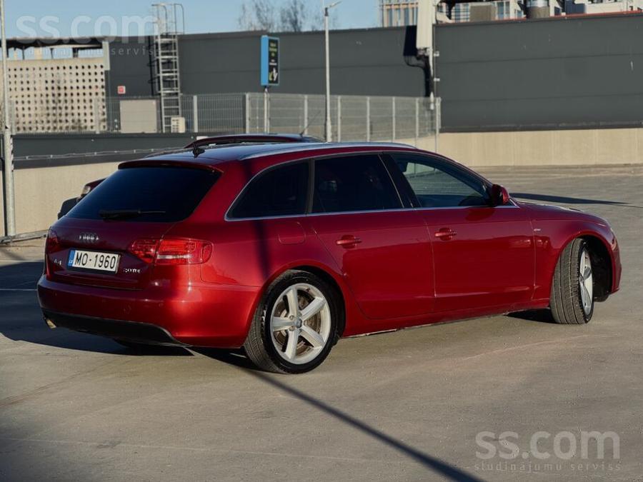 Red Audi A4 2008 in Riga, with an engine capacity of 2.00 L and mileage of 236 thousand km for 6500 €, photo 3 on AUTOMOTO.COM.LV