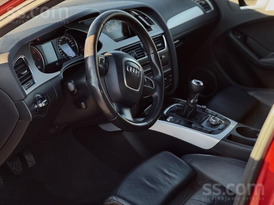 Red Audi A4 2008 in Riga, with an engine capacity of 2.00 L and mileage of 236 thousand km for 6500 €, photo 8 on AUTOMOTO.COM.LV