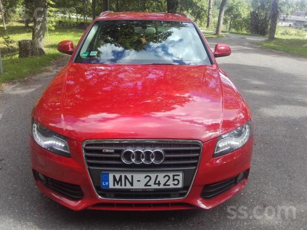 Red Audi A4 2008 in Kuldiga, with an engine capacity of 2.70 L and mileage of 280 thousand km for 5000 €, photo 1 on AUTOMOTO.COM.LV