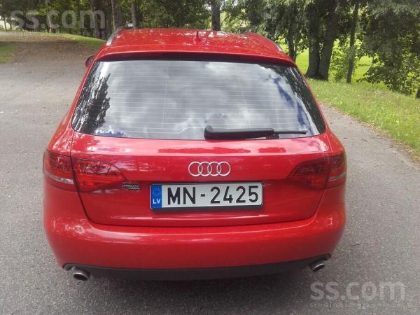 Red Audi A4 2008 in Kuldiga, with an engine capacity of 2.70 L and mileage of 280 thousand km for 5000 €, photo 2 on AUTOMOTO.COM.LV