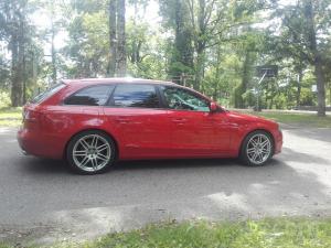 Red Audi A4 2008 in Kuldiga, with an engine capacity of 2.70 L and mileage of 280 thousand km for 5000 €, photo 4 on AUTOMOTO.COM.LV
