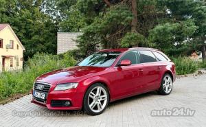 Sarkans Audi A4 2008 Tartu, ar dzinēja tilpumu 2.70 L un nobraukumu 397 tūkst. km par 4999 €, foto  vietnē AUTOMOTO.COM.LV