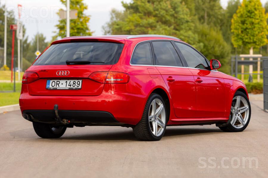 Red Audi A4 2008 in Jelgava, with an engine capacity of 1.80 L and mileage of 298 thousand km for 3950 €, photo 5 on AUTOMOTO.COM.LV