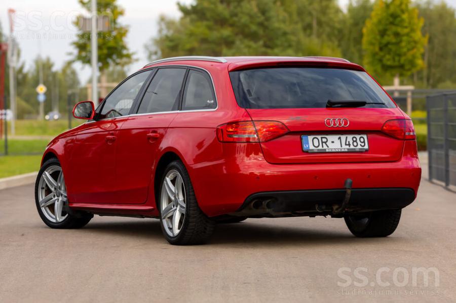 Red Audi A4 2008 in Jelgava, with an engine capacity of 1.80 L and mileage of 298 thousand km for 3950 €, photo 7 on AUTOMOTO.COM.LV