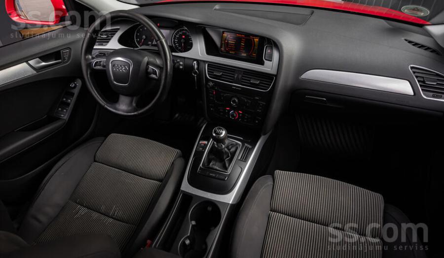 Red Audi A4 2008 in Jelgava, with an engine capacity of 1.80 L and mileage of 298 thousand km for 3950 €, photo 10 on AUTOMOTO.COM.LV