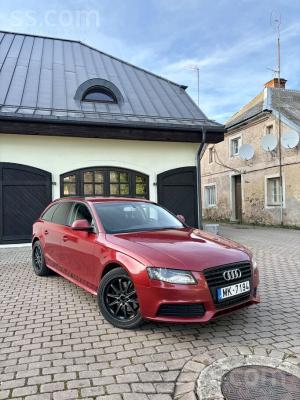 Red Audi A4 2008 in Gulbene, with an engine capacity of 2.00 L and mileage of 398 thousand km for 4200 €, photo  on AUTOMOTO.COM.LV