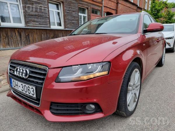 Sarkans Audi A4 2008 Liepāja, ar dzinēja tilpumu 1.80 L un nobraukumu 276 tūkst. km par 4950 €, foto 1 vietnē AUTOMOTO.COM.LV