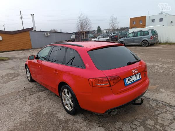 Red Audi A4 2009 in Utena, with an engine capacity of 2.00 L and mileage of 4056 thousand km for 3750 €, photo 3 on AUTOMOTO.COM.LV