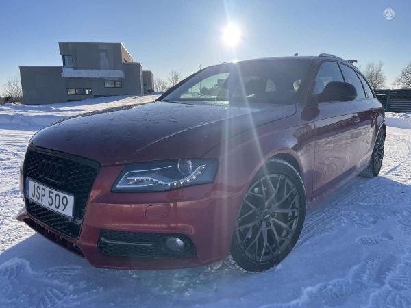 Sarkans Audi A4 2009 Telšiai, ar dzinēja tilpumu 1.97 L un nobraukumu 274 tūkst. km par 5500 €, foto 1 vietnē AUTOMOTO.COM.LV