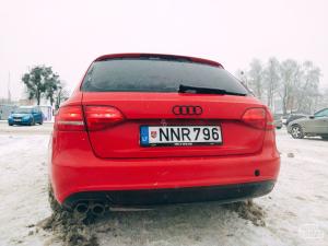 Red Audi A4 2009 in Kaunas, with an engine capacity of 2.00 L and mileage of 285 thousand km for 4600 €, photo 5 on AUTOMOTO.COM.LV
