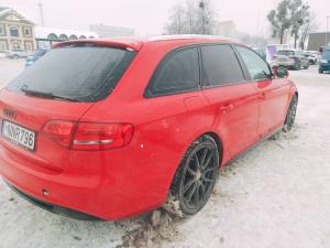 Red Audi A4 2009 in Kaunas, with an engine capacity of 2.00 L and mileage of 285 thousand km for 4600 €, photo 6 on AUTOMOTO.COM.LV