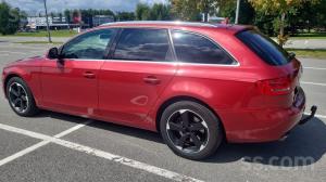 Red Audi A4 2009 in Riga, with an engine capacity of 2.70 L and mileage of 307 thousand km for 4600 €, photo 3 on AUTOMOTO.COM.LV