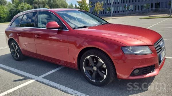 Sarkans Audi A4 2009 Rīga, ar dzinēja tilpumu 2.70 L un nobraukumu 307 tūkst. km par 4600 €, foto 8 vietnē AUTOMOTO.COM.LV