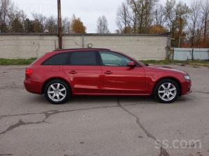 Red Audi A4 2010 in Riga, with an engine capacity of 2.00 L and mileage of 0 thousand km for 5850 €, photo 10 on AUTOMOTO.COM.LV