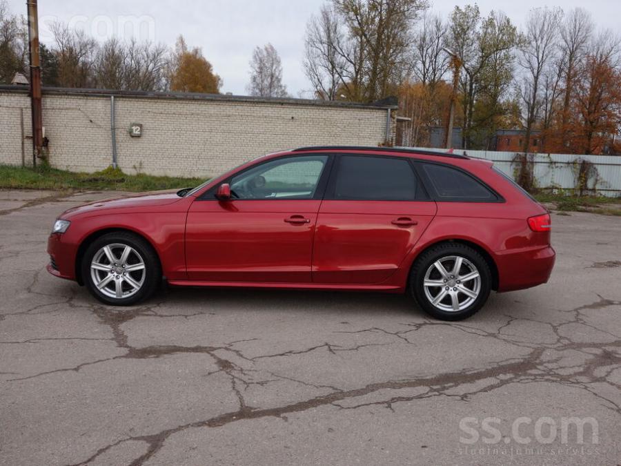 Red Audi A4 2010 in Riga, with an engine capacity of 2.00 L and mileage of 0 thousand km for 5850 €, photo 11 on AUTOMOTO.COM.LV