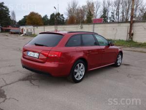 Red Audi A4 2010 in Riga, with an engine capacity of 2.00 L and mileage of 0 thousand km for 5850 €, photo 13 on AUTOMOTO.COM.LV