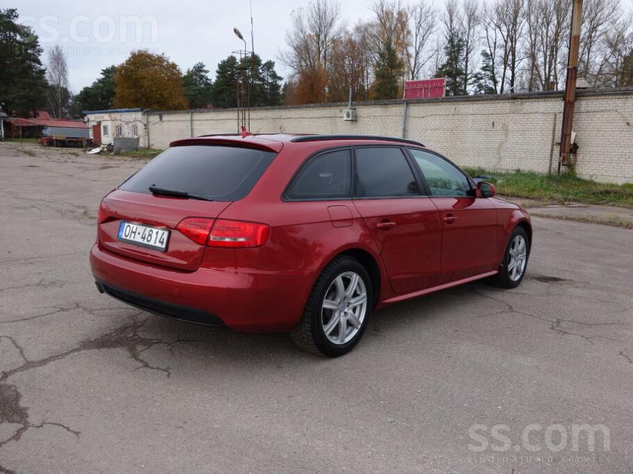 Red Audi A4 2010 in Riga, with an engine capacity of 2.00 L and mileage of 0 thousand km for 5850 €, photo 13 on AUTOMOTO.COM.LV