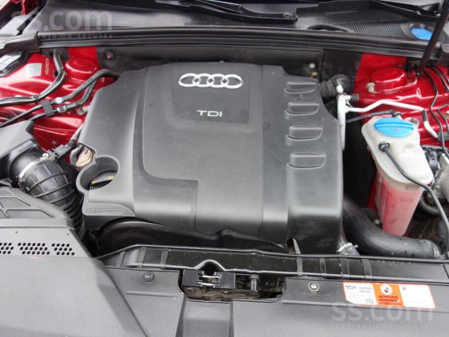 Red Audi A4 2010 in Riga, with an engine capacity of 2.00 L and mileage of 0 thousand km for 5850 €, photo 30 on AUTOMOTO.COM.LV