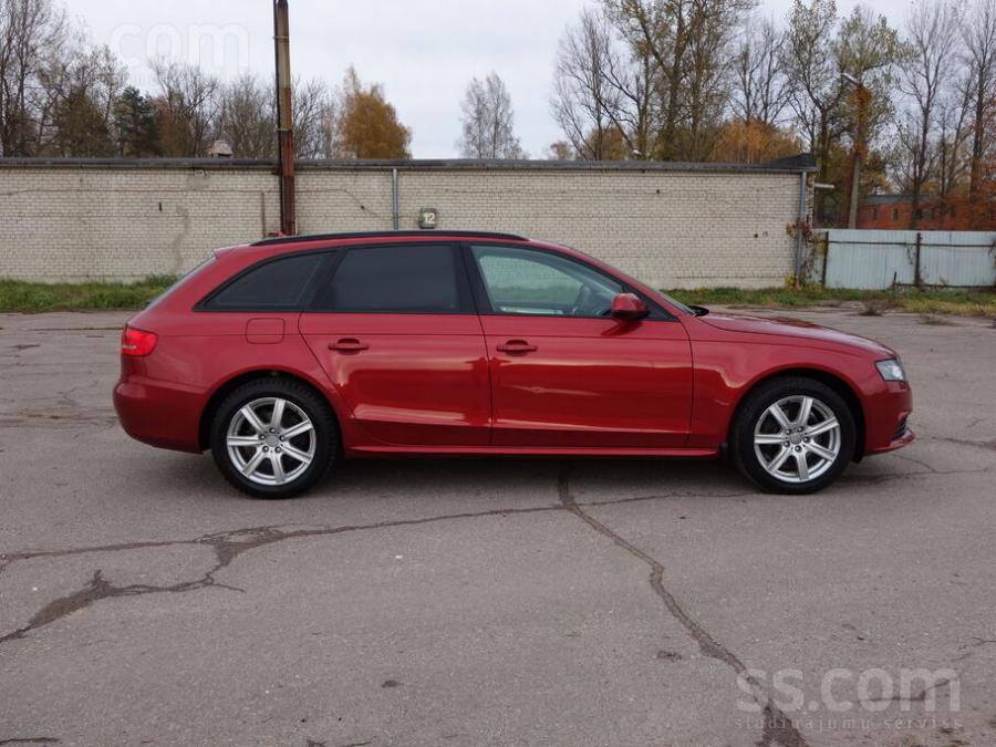 Red Audi A4 2010 in Riga, with an engine capacity of 2.00 L and mileage of 0 thousand km for 5850 €, photo 10 on AUTOMOTO.COM.LV