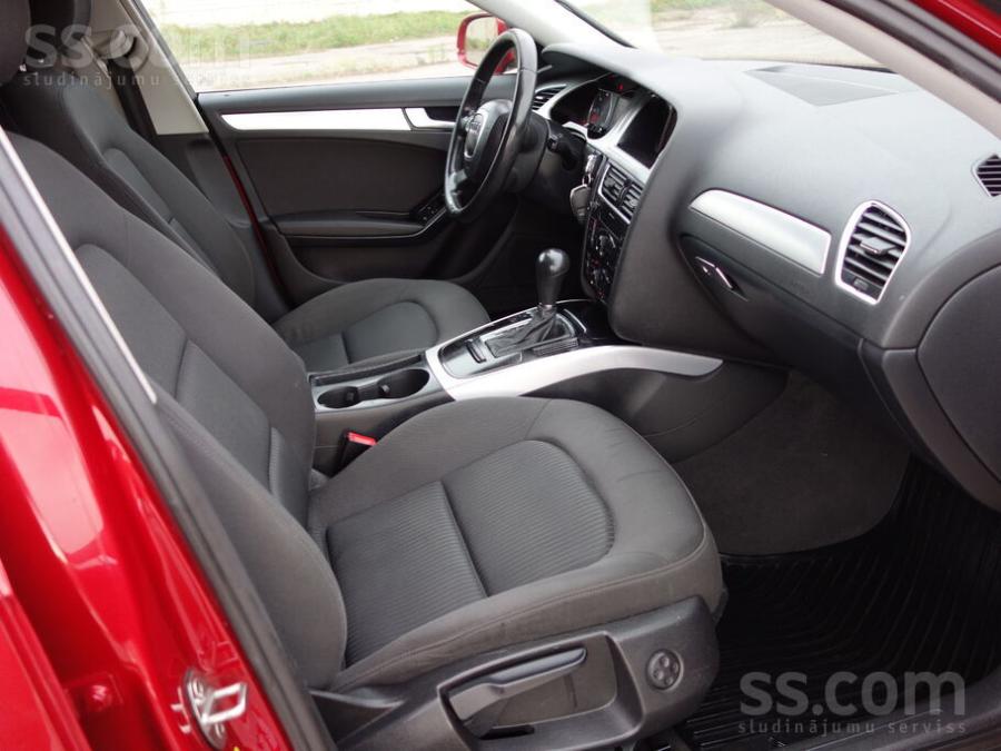 Red Audi A4 2010 in Riga, with an engine capacity of 2.00 L and mileage of 0 thousand km for 5850 €, photo 17 on AUTOMOTO.COM.LV