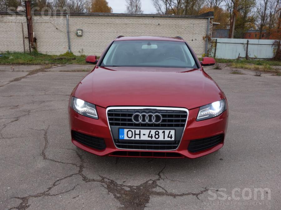 Red Audi A4 2010 in Riga, with an engine capacity of 2.00 L and mileage of 0 thousand km for 5850 €, photo 18 on AUTOMOTO.COM.LV