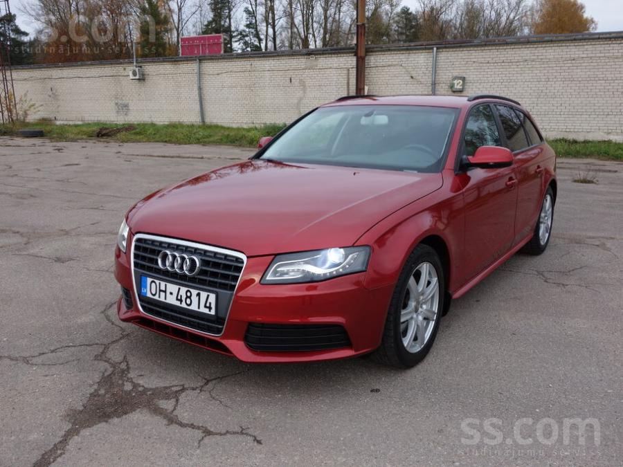 Red Audi A4 2010 in Riga, with an engine capacity of 2.00 L and mileage of 0 thousand km for 5850 €, photo 28 on AUTOMOTO.COM.LV