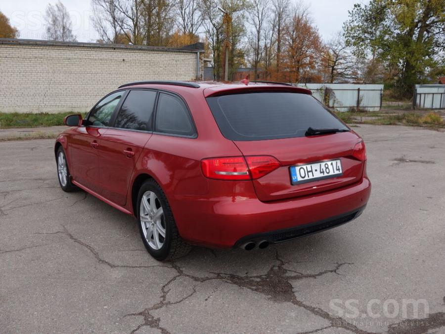 Red Audi A4 2010 in Riga, with an engine capacity of 2.00 L and mileage of 0 thousand km for 5850 €, photo 35 on AUTOMOTO.COM.LV