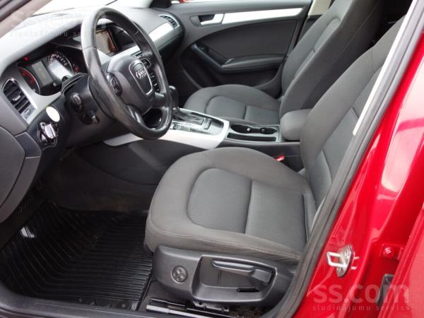 Sarkans Audi A4 2010 Rīga, ar dzinēja tilpumu 2.00 L un nobraukumu 0 tūkst. km par 5550 €, foto 6 vietnē AUTOMOTO.COM.LV