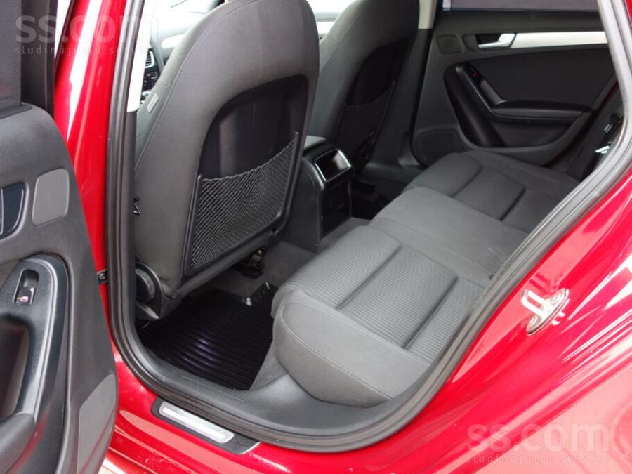 Sarkans Audi A4 2010 Rīga, ar dzinēja tilpumu 2.00 L un nobraukumu 0 tūkst. km par 5550 €, foto 8 vietnē AUTOMOTO.COM.LV