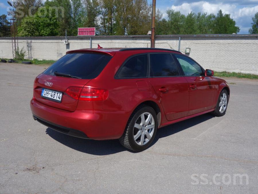 Sarkans Audi A4 2010 Rīga, ar dzinēja tilpumu 2.00 L un nobraukumu 0 tūkst. km par 5550 €, foto 13 vietnē AUTOMOTO.COM.LV