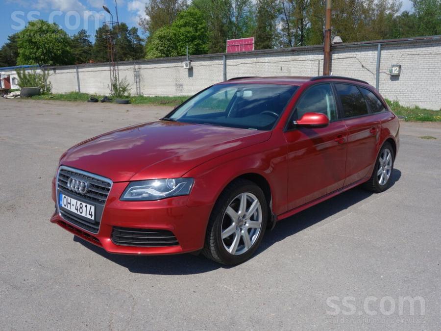 Sarkans Audi A4 2010 Rīga, ar dzinēja tilpumu 2.00 L un nobraukumu 0 tūkst. km par 5550 €, foto 16 vietnē AUTOMOTO.COM.LV