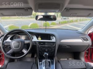 Sarkans Audi A4 2010 Jelgava, ar dzinēja tilpumu 2.00 L un nobraukumu 250 tūkst. km par 5300 €, foto  vietnē AUTOMOTO.COM.LV