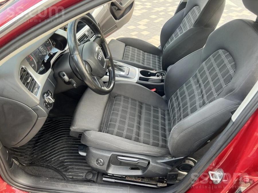 Red Audi A4 2010 in Jelgava, with an engine capacity of 2.00 L and mileage of 250 thousand km for 5300 €, photo 9 on AUTOMOTO.COM.LV