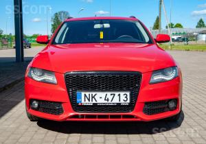 Sarkans Audi A4 2010 Cēsis, ar dzinēja tilpumu 2.00 L un nobraukumu 364 tūkst. km par 4250 €, foto  vietnē AUTOMOTO.COM.LV