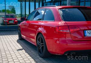 Sarkans Audi A4 2010 Cēsis, ar dzinēja tilpumu 2.00 L un nobraukumu 364 tūkst. km par 4250 €, foto 12 vietnē AUTOMOTO.COM.LV