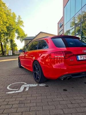 Red Audi A4 2010 in Utena, with an engine capacity of 1.80 L and mileage of 374 thousand km for 5600 €, photo 4 on AUTOMOTO.COM.LV