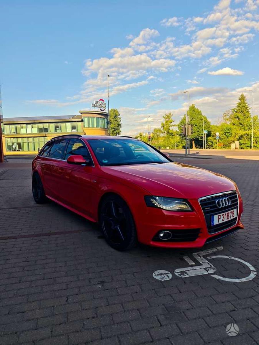 Red Audi A4 2010 in Utena, with an engine capacity of 1.80 L and mileage of 374 thousand km for 5600 €, photo 6 on AUTOMOTO.COM.LV