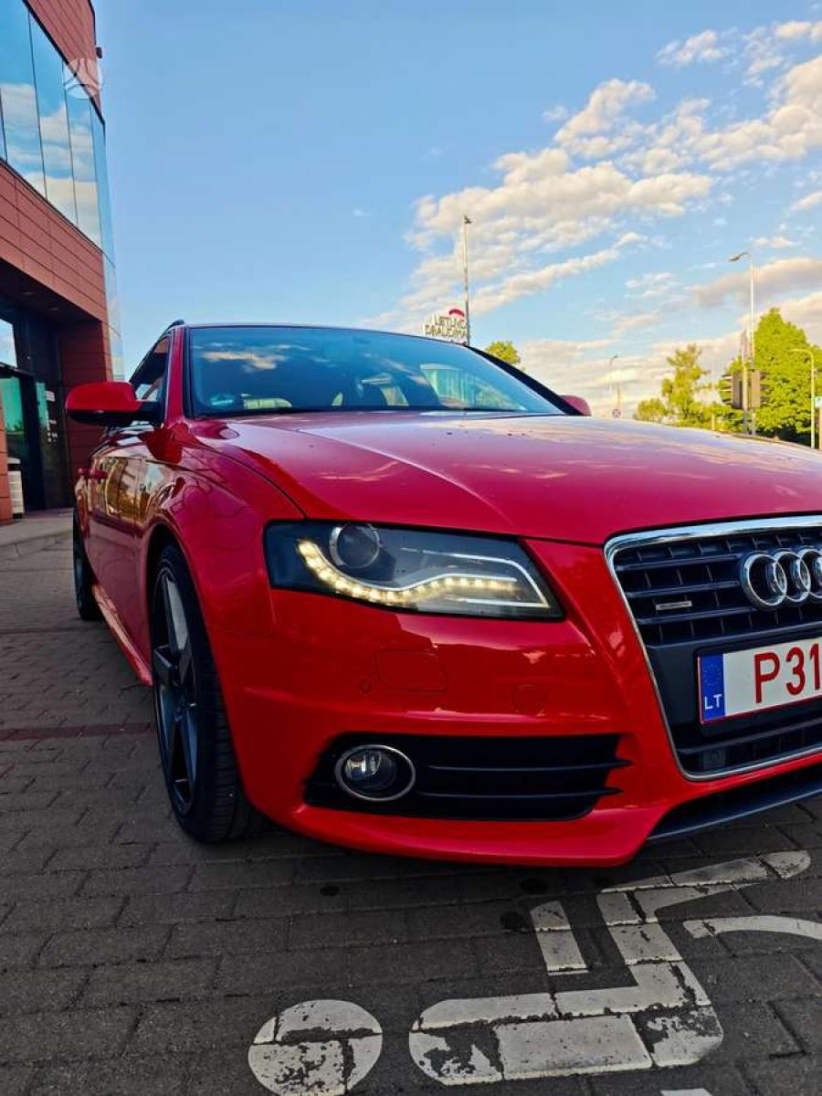 Red Audi A4 2010 in Utena, with an engine capacity of 1.80 L and mileage of 374 thousand km for 5600 €, photo 7 on AUTOMOTO.COM.LV