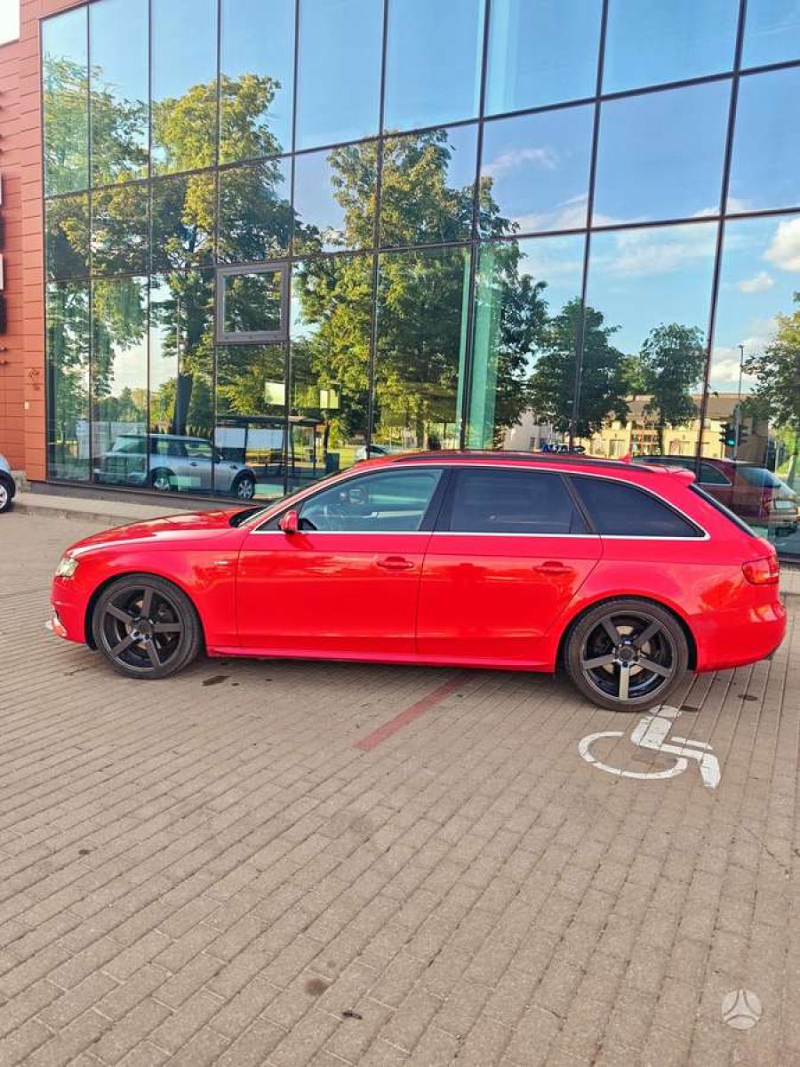 Red Audi A4 2010 in Utena, with an engine capacity of 1.80 L and mileage of 374 thousand km for 5600 €, photo 10 on AUTOMOTO.COM.LV