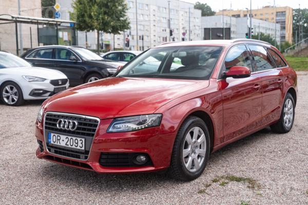 Ауди А4 2010 в Лиепая на AUTOMOTO.COM.LV Красный Ауди А4 2010 в Лиепая, объемом двигателя 2.00 л и пробегом 277 тыс. км за 6500 €, фото 1 на AUTOMOTO.COM.LV