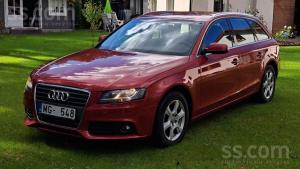 Sarkans Audi A4 2010 Jūrmala, ar dzinēja tilpumu 2.00 L un nobraukumu 470 tūkst. km par 3200 €, foto  vietnē AUTOMOTO.COM.LV