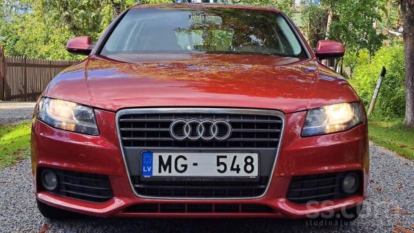 Sarkans Audi A4 2010 Jūrmala, ar dzinēja tilpumu 2.00 L un nobraukumu 470 tūkst. km par 3200 €, foto 4 vietnē AUTOMOTO.COM.LV