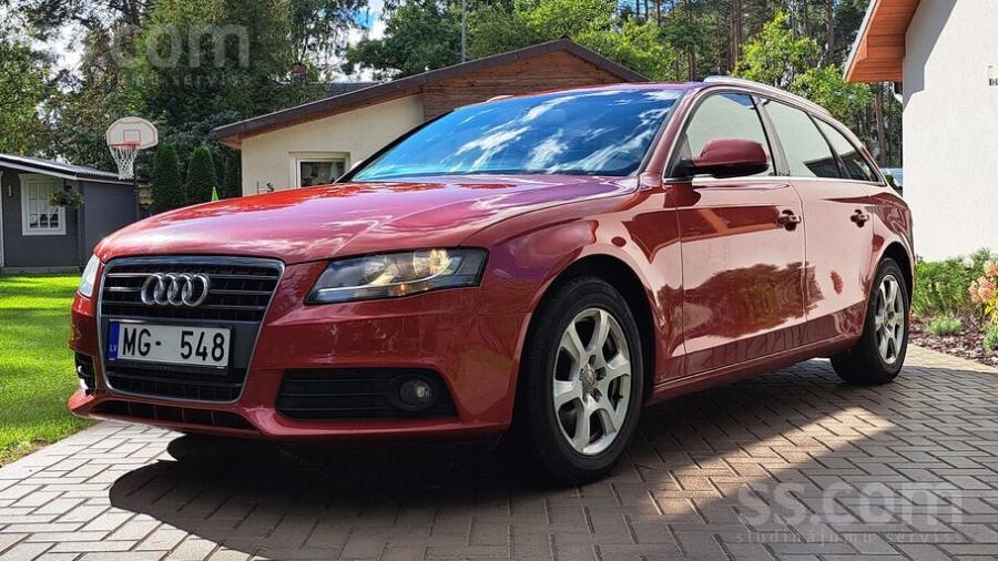 Sarkans Audi A4 2010 Jūrmala, ar dzinēja tilpumu 2.00 L un nobraukumu 470 tūkst. km par 3200 €, foto 6 vietnē AUTOMOTO.COM.LV